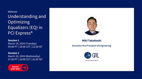 Understanding And Optimizing Equalizers EQ In PCI Express PCIe Technical Webinar