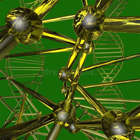 Pattern Of The Array Lattice Atom Stock Illustration Illustration Of