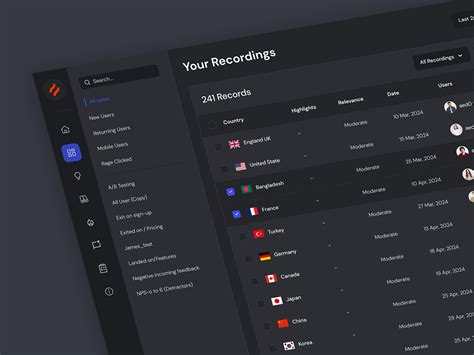 Bulk Action Dashboard Behance