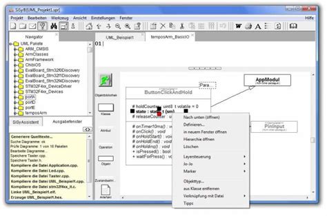 Grafische Programmierung Mit Der Uml [micro Graphic Library µgl]