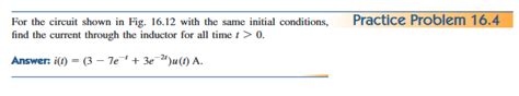 For The Circuit Shown In Fig With The Same Chegg Com