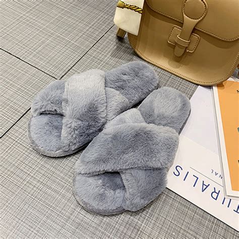 3컬러 여성 겨울 털 실내화 학교 사무실 실내슬리퍼 온채널