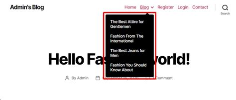 How To Create A Dropdown Menu In Wordpress Step By Step Guide For Beginners Wiredgorilla