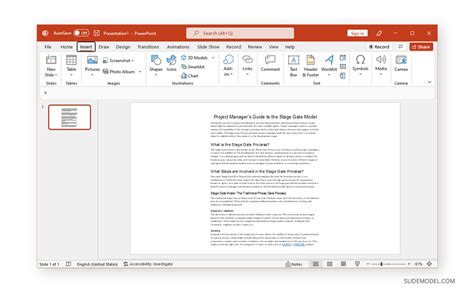 How To Insert A Word Document Into A Powerpoint Presentation