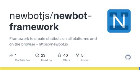 GitHub Newbotjs Newbot Framework Framework To Create Chatbots On All Platforms And On The