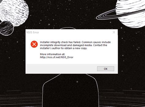 Installation Error Help Please I Get This Error When Trying To Download The Exe Version Of
