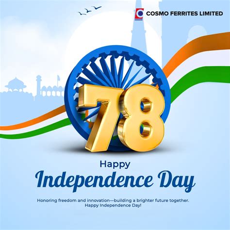 Ambrish Jaipuria On Linkedin Independenceday Cosmoferrites Innovation Sustainability