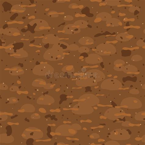 Nature Seamless Soil Ground Dirt Pattern Stock Vector Illustration Of Summer Fresh