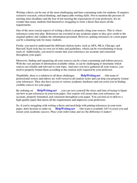 How To Put References In Term Paper Pdf Citation Apa Style