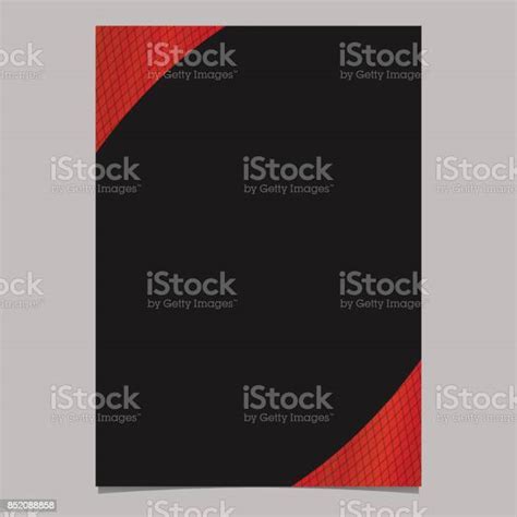 Abstract Gradient Curved Grid Brochure Flyer Template Vector Poster