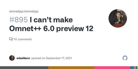 I Can T Make Omnet 6 0 Preview 12 Issue 895 Omnetpp Omnetpp GitHub