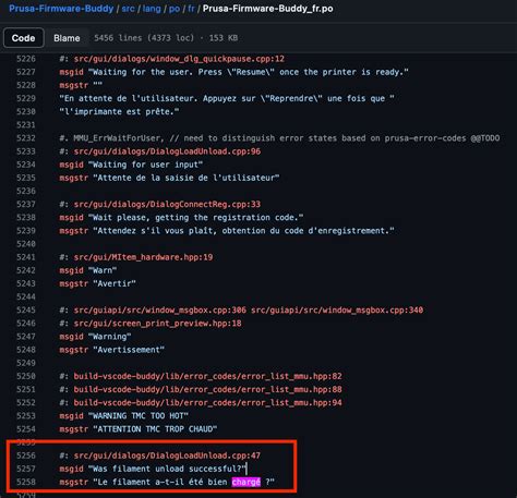 Bug Wrong French Translation · Issue 3372 · Prusa3dprusa Firmware Buddy · Github