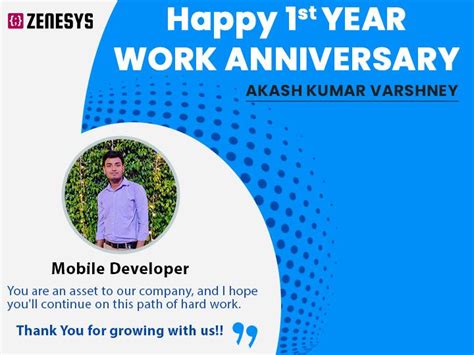 Zenesys On Linkedin Workanniversary Mobiledeveloper
