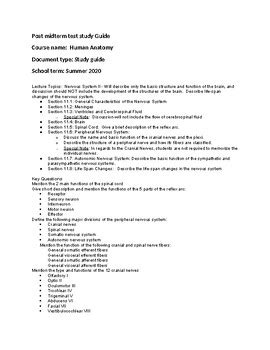 Study Guide BIOL By Q College TPT