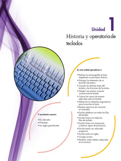 01 Modulo Emergente Mecanografia Pdf Máquina De Escribir Equipo
