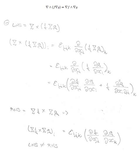 using suffix notation i have to prove whether or not the equation at