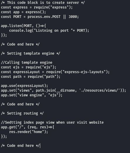 First Day Of Nodejs Learning But Got This Error Not Sure How To