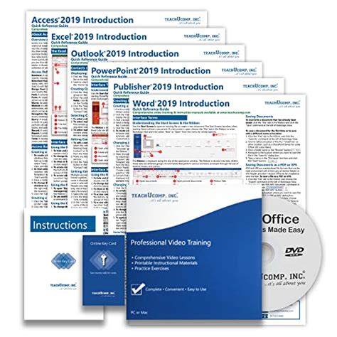 Teachucomp Deluxe Video Training Tutorial Course For Microsoft Office 2019 And 365 Video
