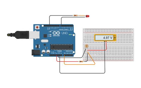 Circuit Design Ldr Tinkercad