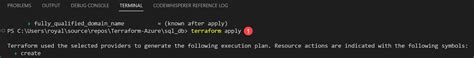 Terraform Azure SQL Database Data Artisans