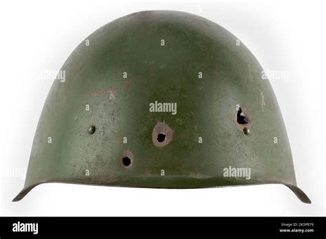 Russian Invasion In Ukaraine 2022 Old Type Russian Army Helmet With