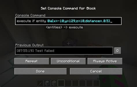 Location Detector Bug R Minecraftcommands