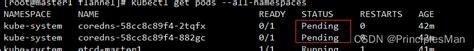 k8s coredns 一直是pending状态的解决办法 kube system coredns pending csdn博客