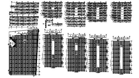 Rcc Structural Units Detailing Drawing In Autocad Software