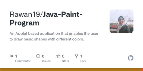 Github Rawan Java Paint Program An Applet Based Application That Enables The User To Draw