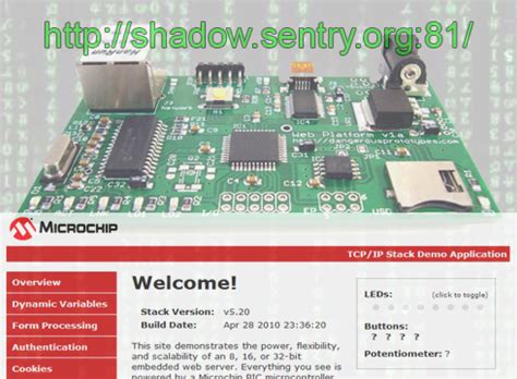 Microchip Demo Pages On Web Platform Dangerous Prototypes