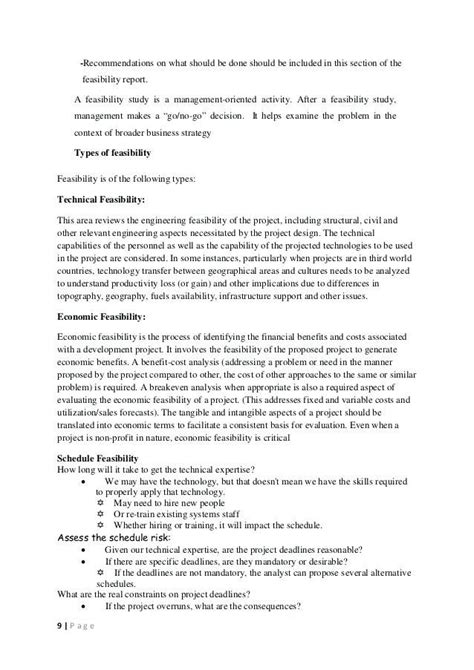 Casual Technical Writing Feasibility Report Example What Are The Types Of Reports In Ms Access