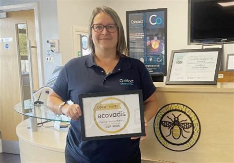 Contact Originators Quality And Systems Manager Receives Trio Of