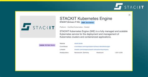 Stackit Ist Ab Sofort Zertifizierter Kubernetes Anbieter Stackit