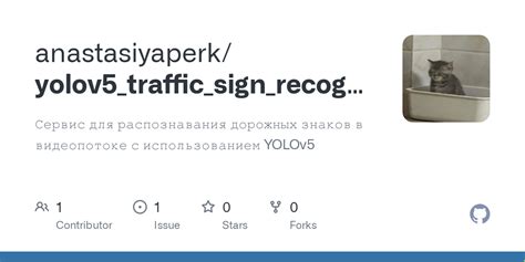 GitHub anastasiyaperk yolov traffic sign recognition Сервис для распознавания дорожных