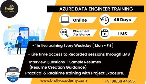 Azure Data Engineer Training In Hyderabad Best Ade Course