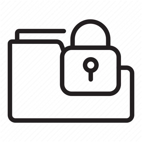 Security Guard Protection Safety Folder Data Lock Icon Download