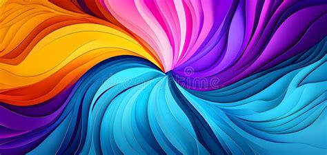 Mandala With Shifting Geometric Patterns And Vibrant Pastel Colors Stock Illustration