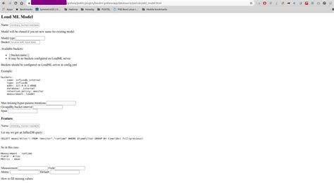 grafana 1 7 1 and elasticsearch 7 9 0 models and job button not working