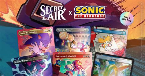 Sonic The Hedgehog Secret Lair Announced Gamedaily