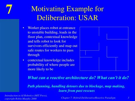 Ppt Chapter 7 Hybrid Deliberative Reactive Paradigm Powerpoint Presentation Id 3119992