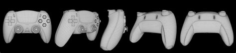 Ps5 Controller 3d Model Free Vr Ar Low Poly 3d Model Cgtrader