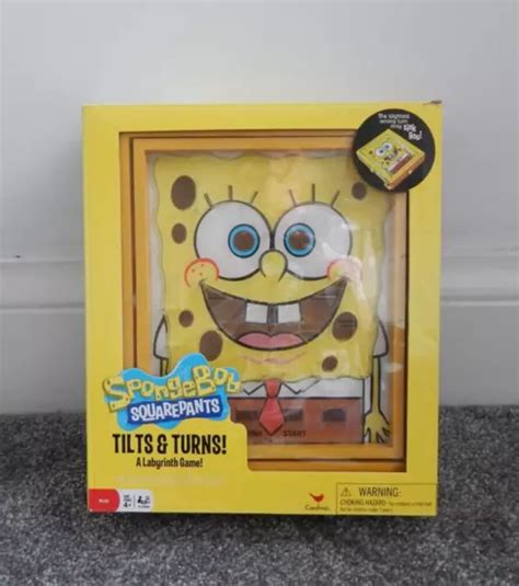 Rare Boxed Spongebob Squarepants Tilts And Turns Labyrinth Game Nickelodeon 2011 £19 97