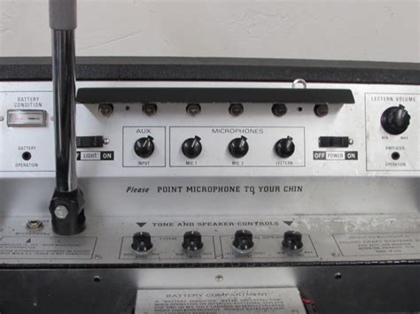 Lot Detail Portable Podium Pa Sound System