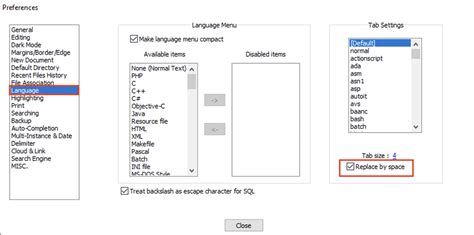 multiple ways to convert tabs with spaces in notepad code2care