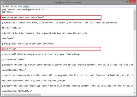 Unattended Installation Of Sql Server