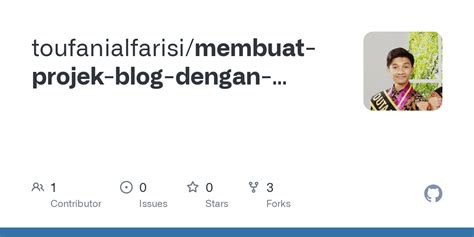 Github Toufanialfarisimembuat Projek Blog Dengan Flask Restful