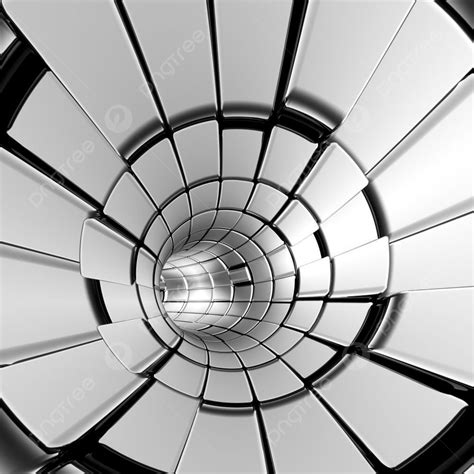 실버 추상 터널 모양 미래형 3d 렌더링 실버 추상 터널 모양 미래형 사진 배경 및 무료 다운로드를위한 그림 Pngtree