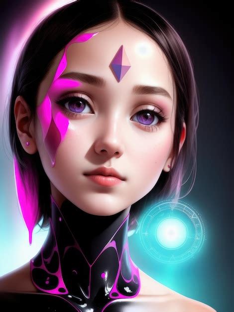 Purple Glowing Eyes