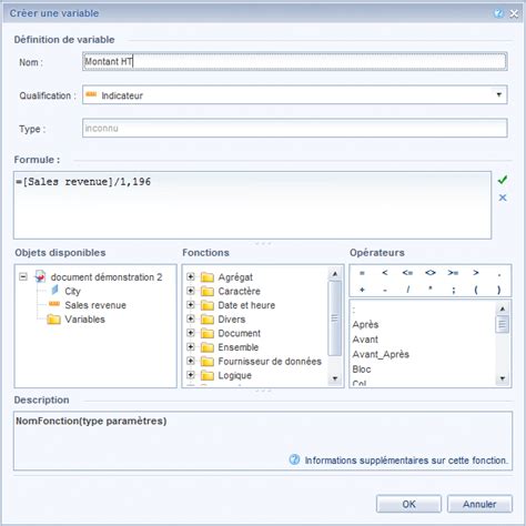 Créer Une Variable à Partir Dune Formule Japprendslabifr