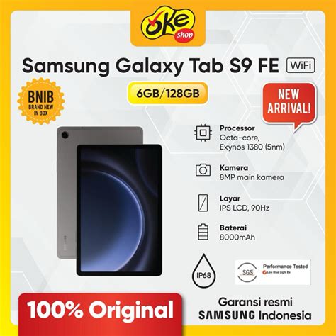 Jual Samsung Galaxy Tab S Fe Wifi Gb Shopee Indonesia
